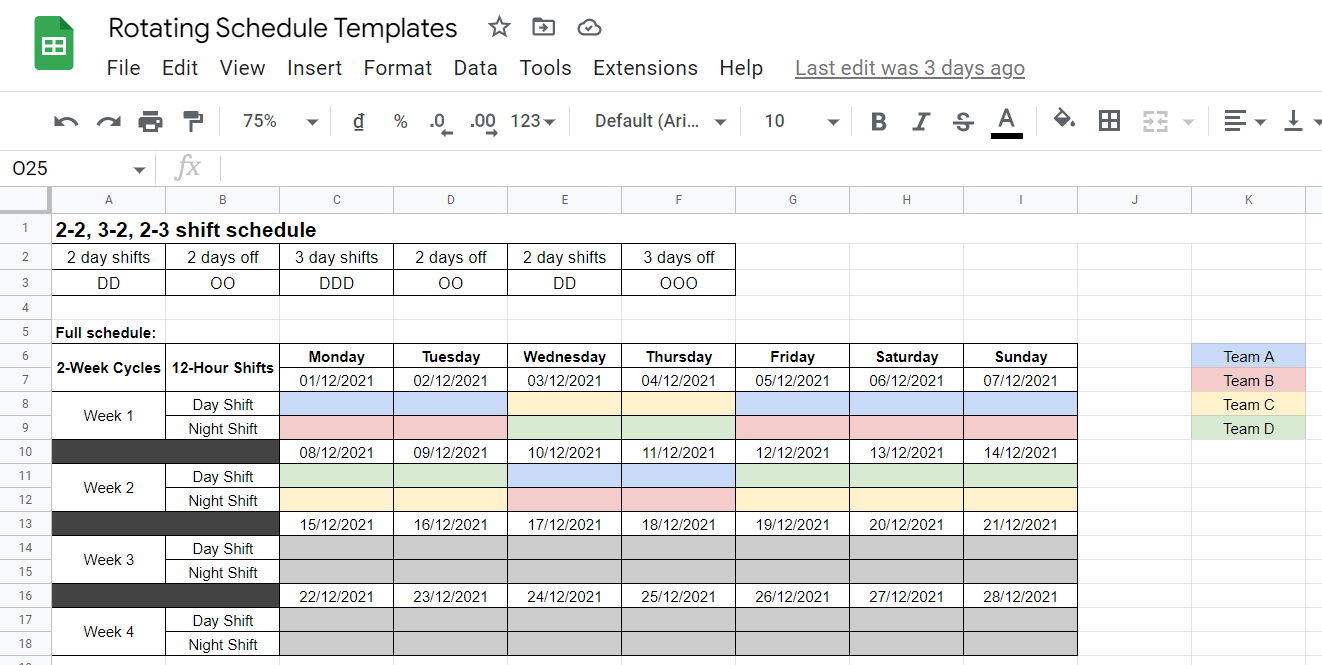 Rotating Schedule: A Guide with Examples & Templates | The Camelo Blog